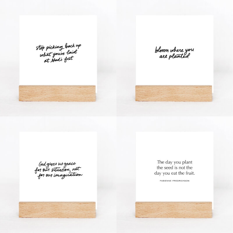 Inspirational Card Display Set - East to West Studio